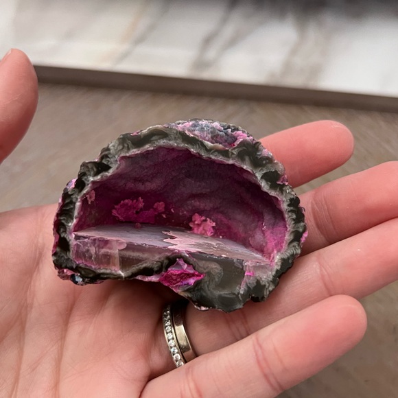 Other | Hot Pink Geode Dyed | Poshmark